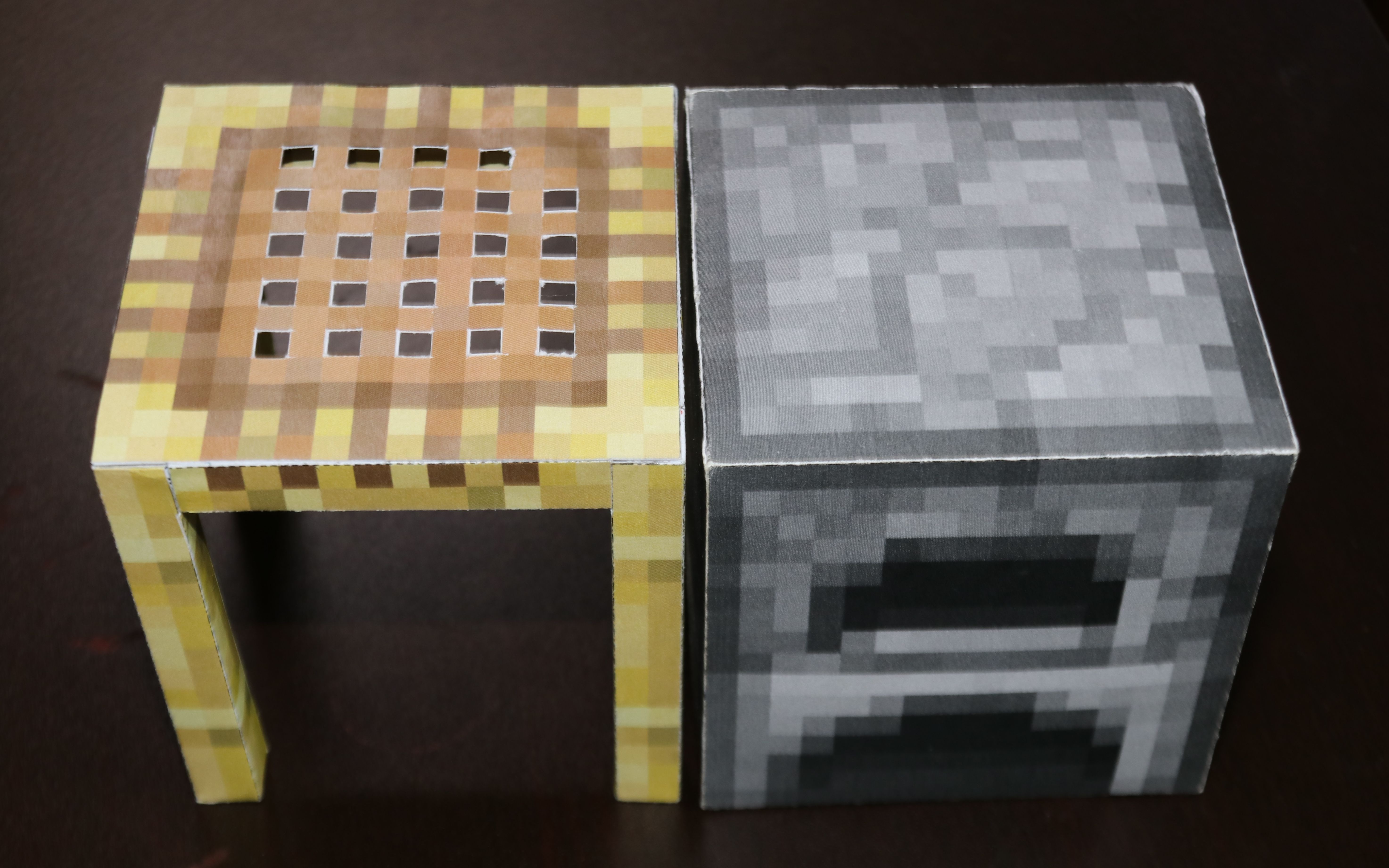 我的世界原创纸模型02:脚手架