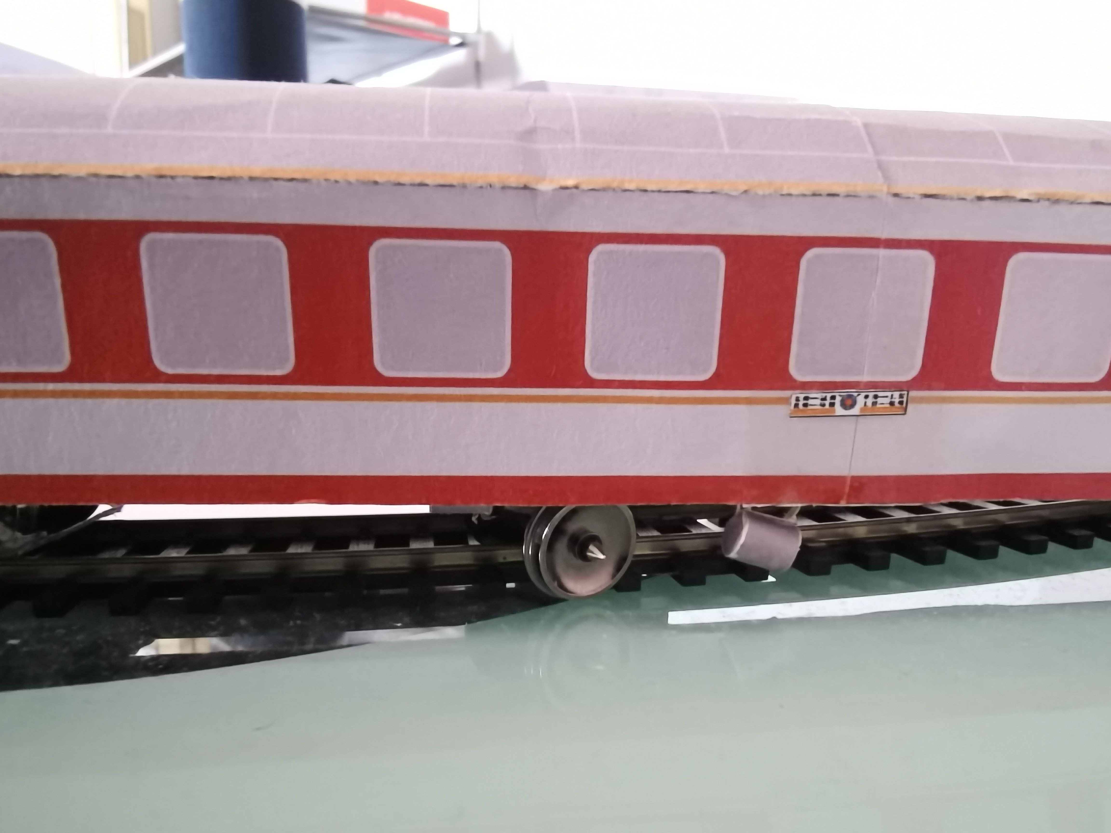 火车模型(纸模)事故选编(1)