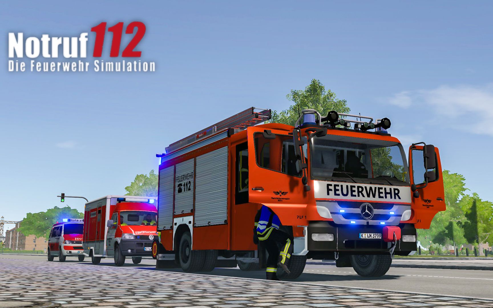 紧急呼叫112 #91:德国科隆消防涂装 协助交通事故救援 | Notruf 112 ...