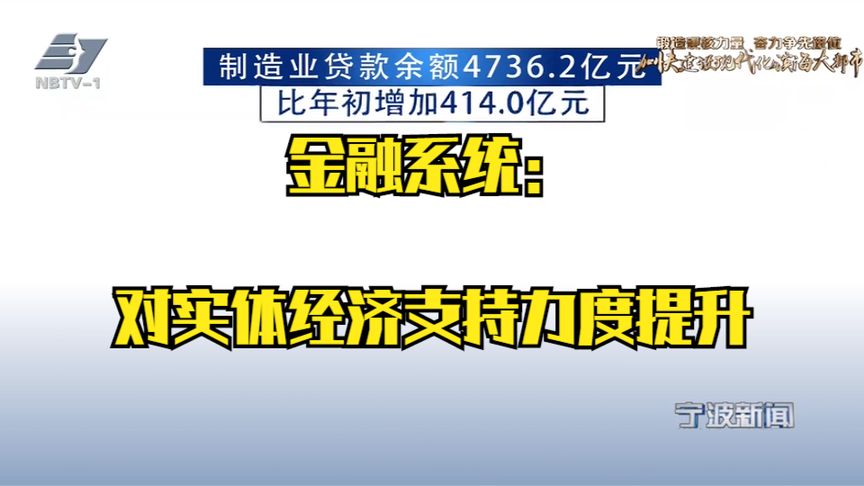 金融系统:对实体经济支持力度提升