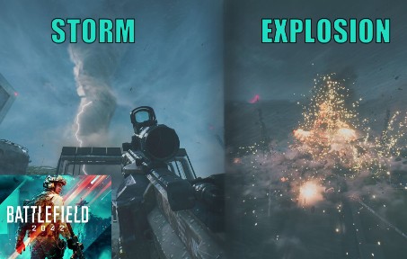 战地2042:这风暴+爆炸特效震撼到我了 | RTX 3080 10GB 2K(特效全开)...