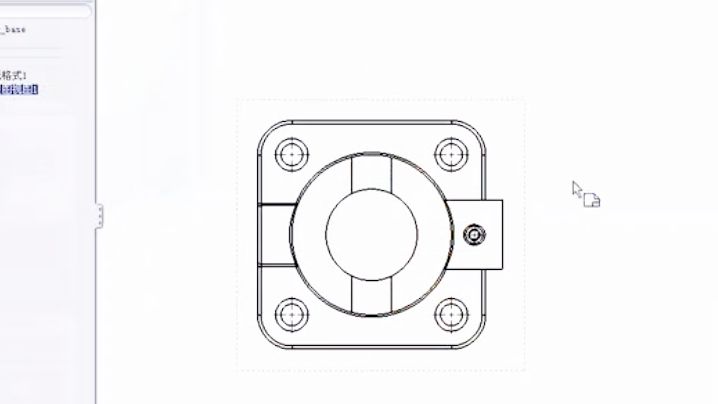 SolidWorks工程图 中心符号及自动标注