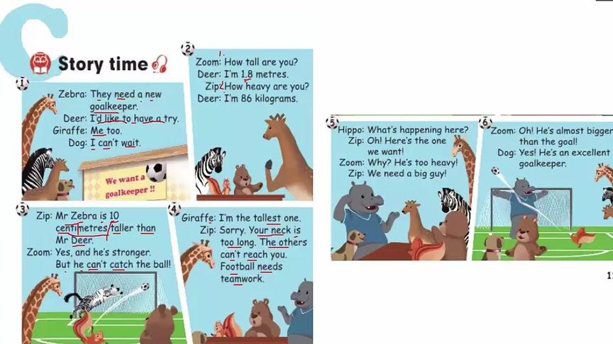 六年级下册第一单元英语课文讲解:练听力学故事,总结重点知识点