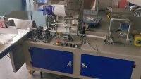 高速单根吸管包装机,双伺服电机,PLC和触控屏控制