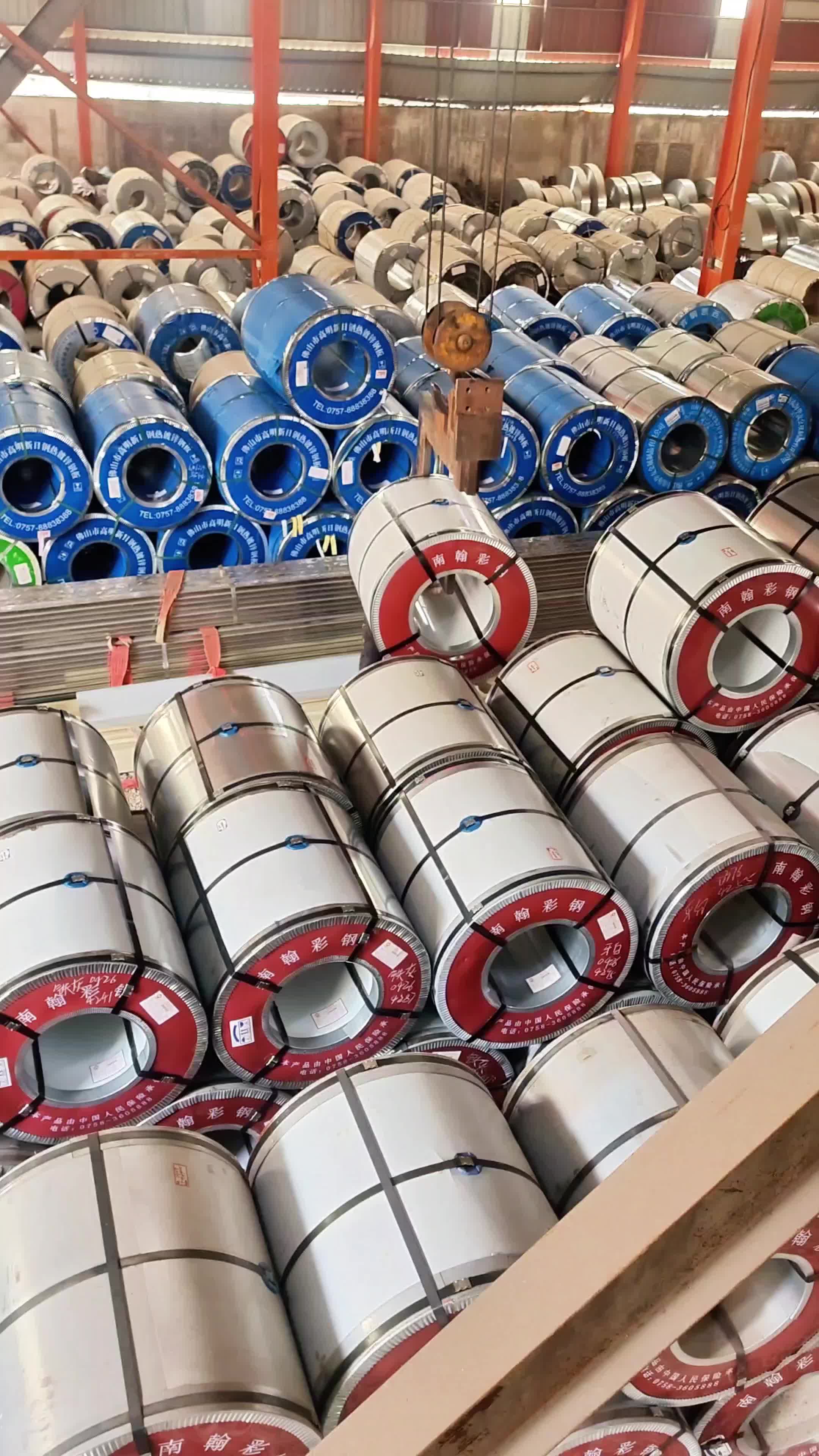 ...有保障 彩钢就得选南翰 锌厚漆厚颜色鲜 经久耐用人称赞#镀锌卷 #钢...