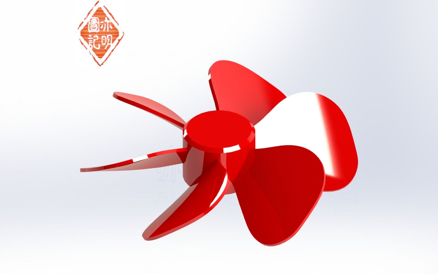 亦明图记:SolidWorks建模,风扇叶,除了这种方法,还能怎么绘制