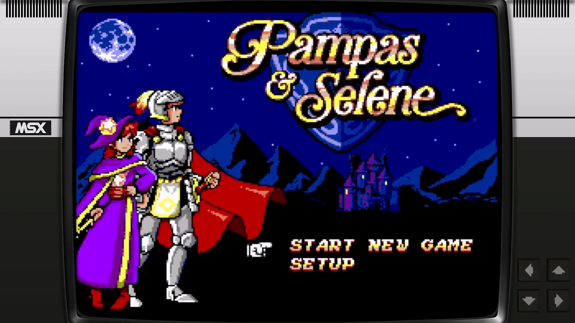 ...潘帕斯与塞勒涅:恶魔迷宫】MSX 怀旧主机经典游戏永久高清收藏版