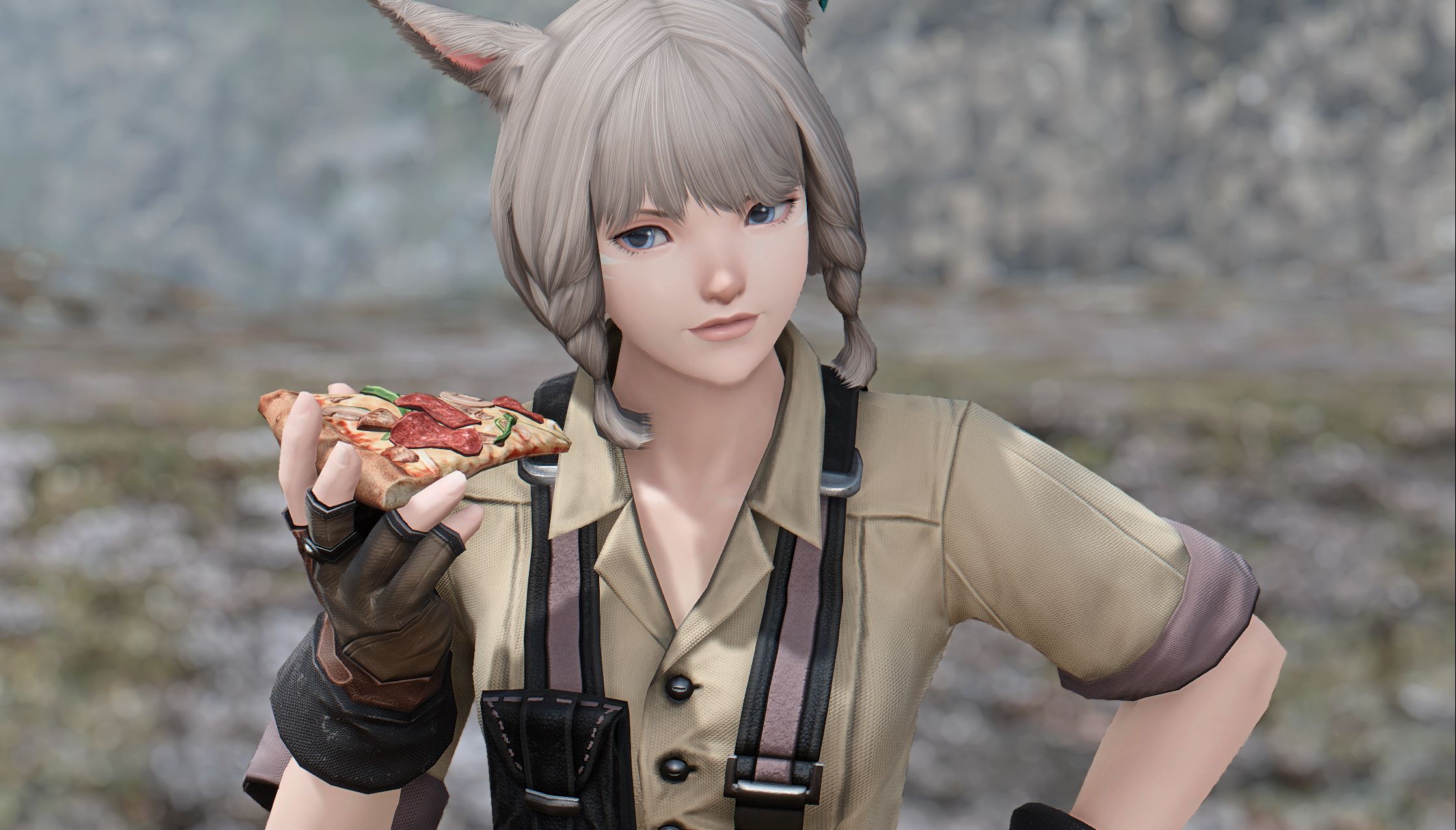 【ff14】生产采集职业100级校服展示_哔哩哔哩bilibili_FF14