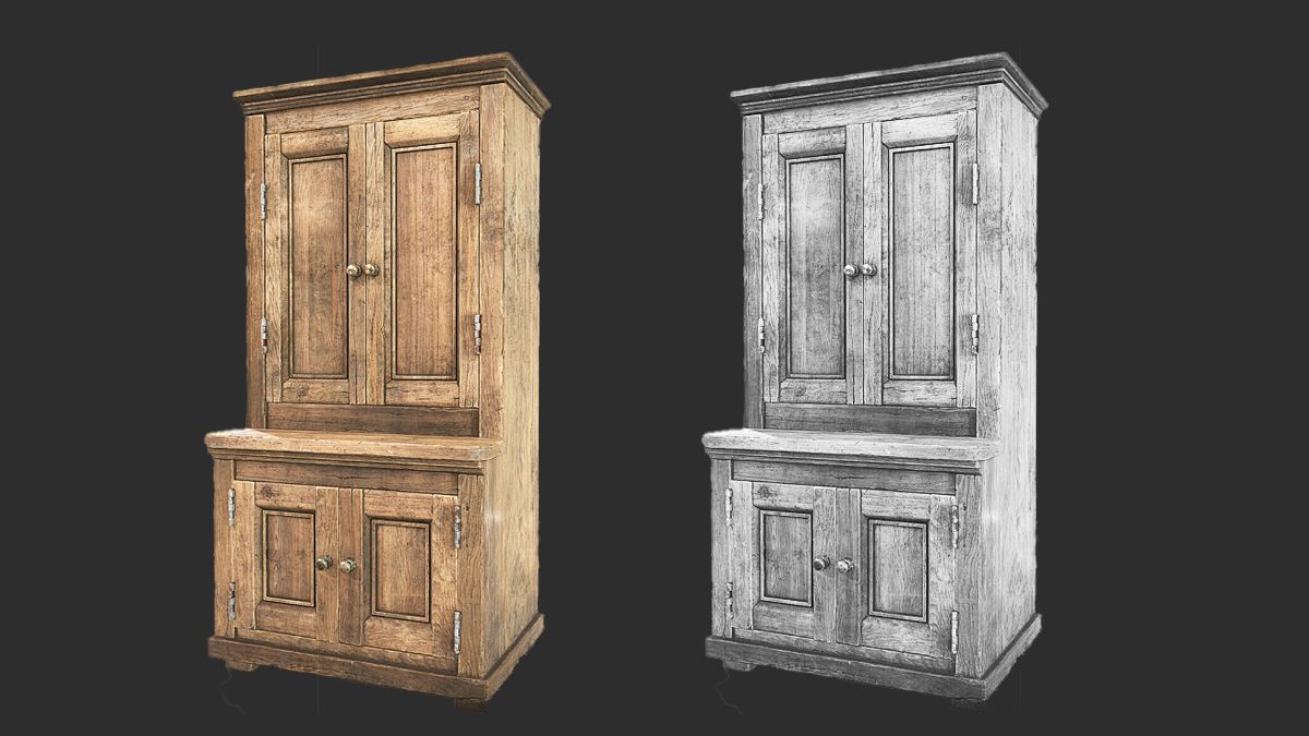 【Maya建模】次世代木质柜子模型制作,超详细高模布线技巧讲解