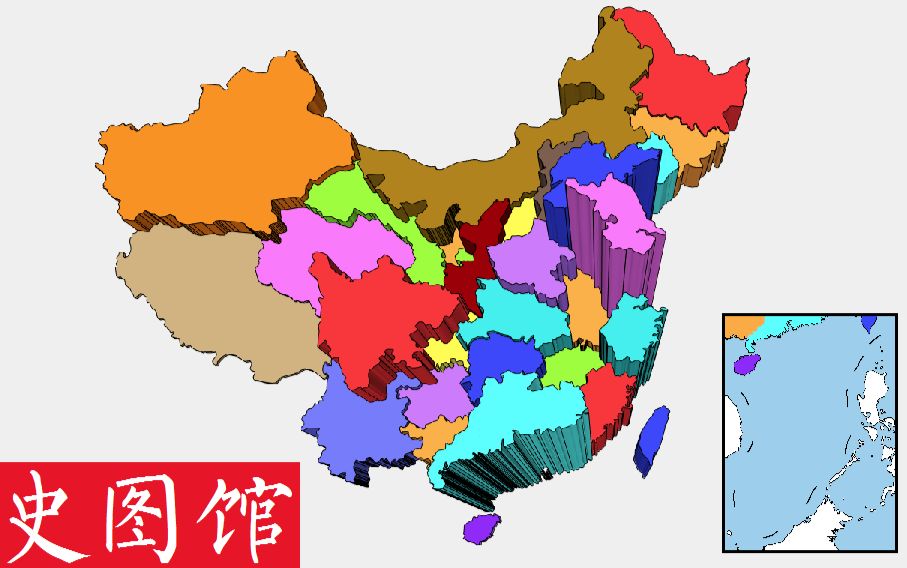 【史图馆】中国各省区市历年GDP变化