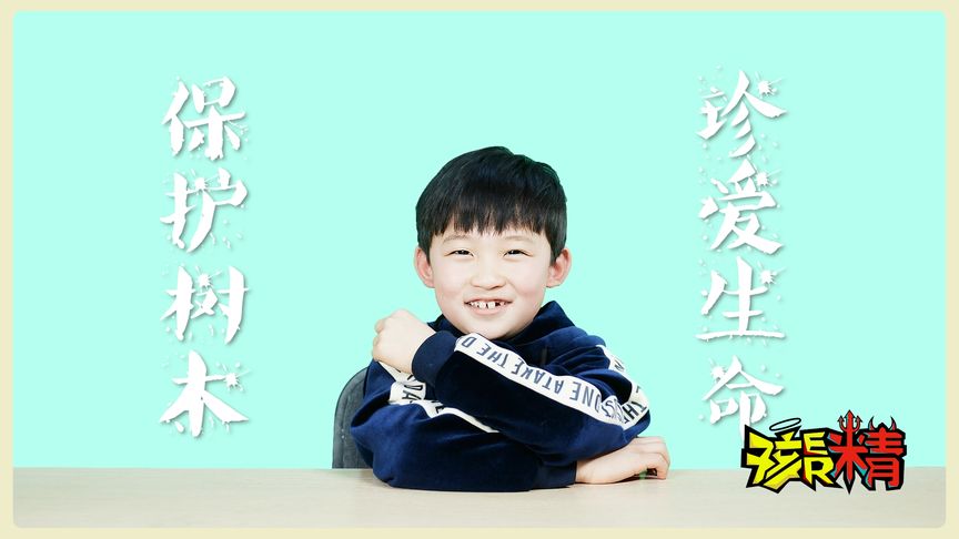3月12日植树节,树木与人类共存亡,小学生呼吁保护生态环境