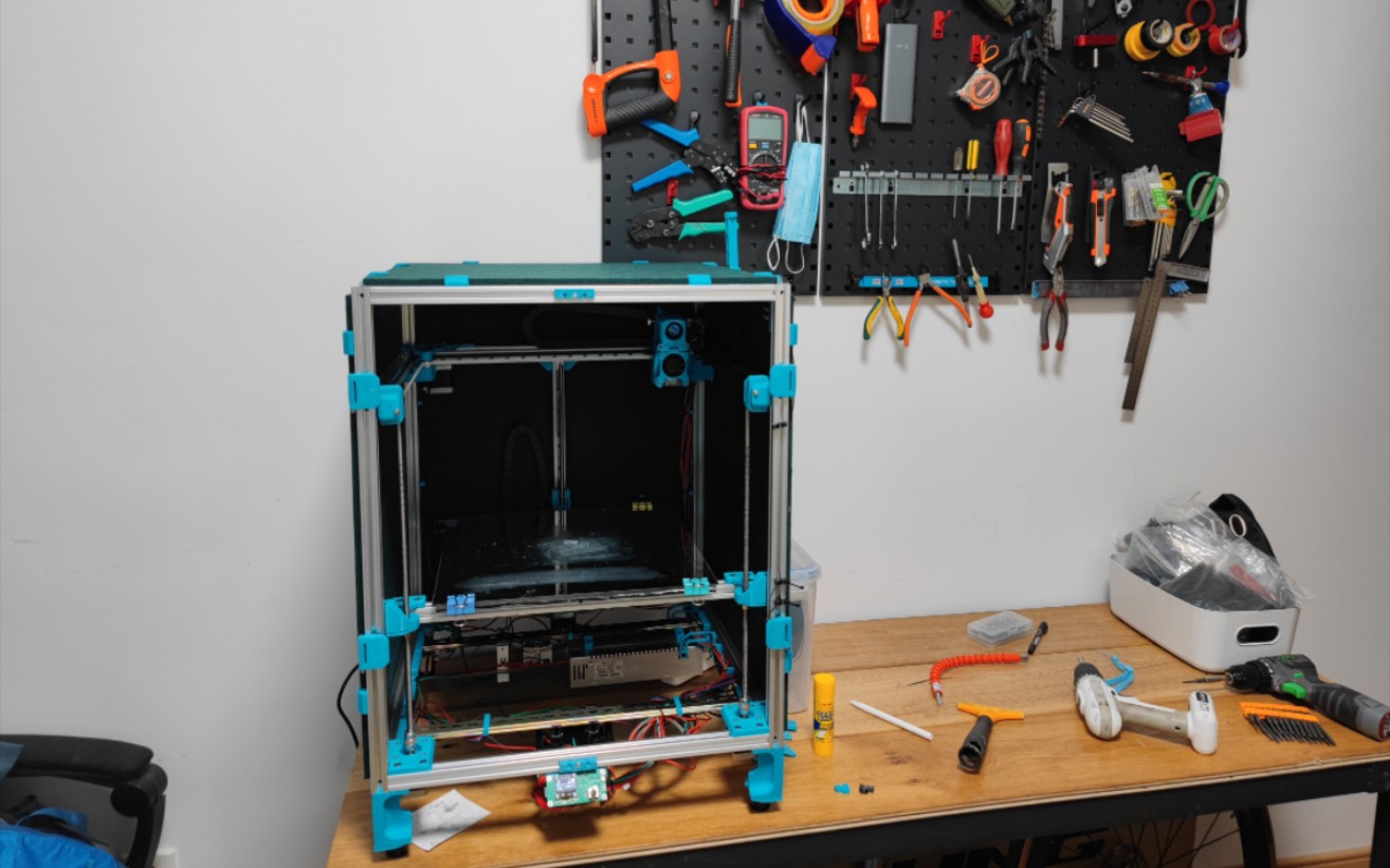 voron三叉戟 测试打印abs,质量ok