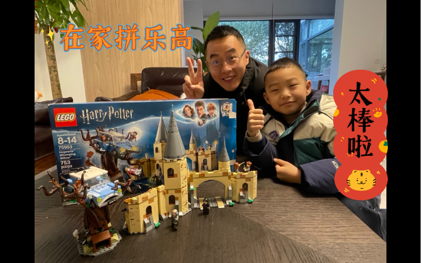 今天在家拼乐高—哈利波特