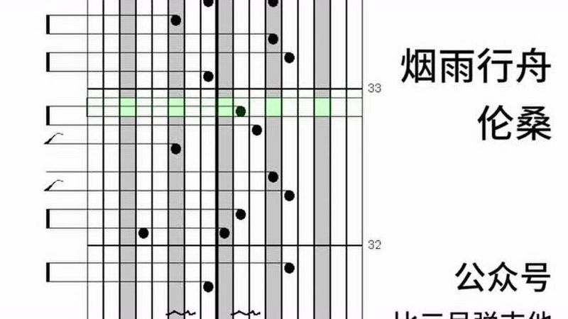 烟雨行舟拇指琴卡林巴琴专用谱