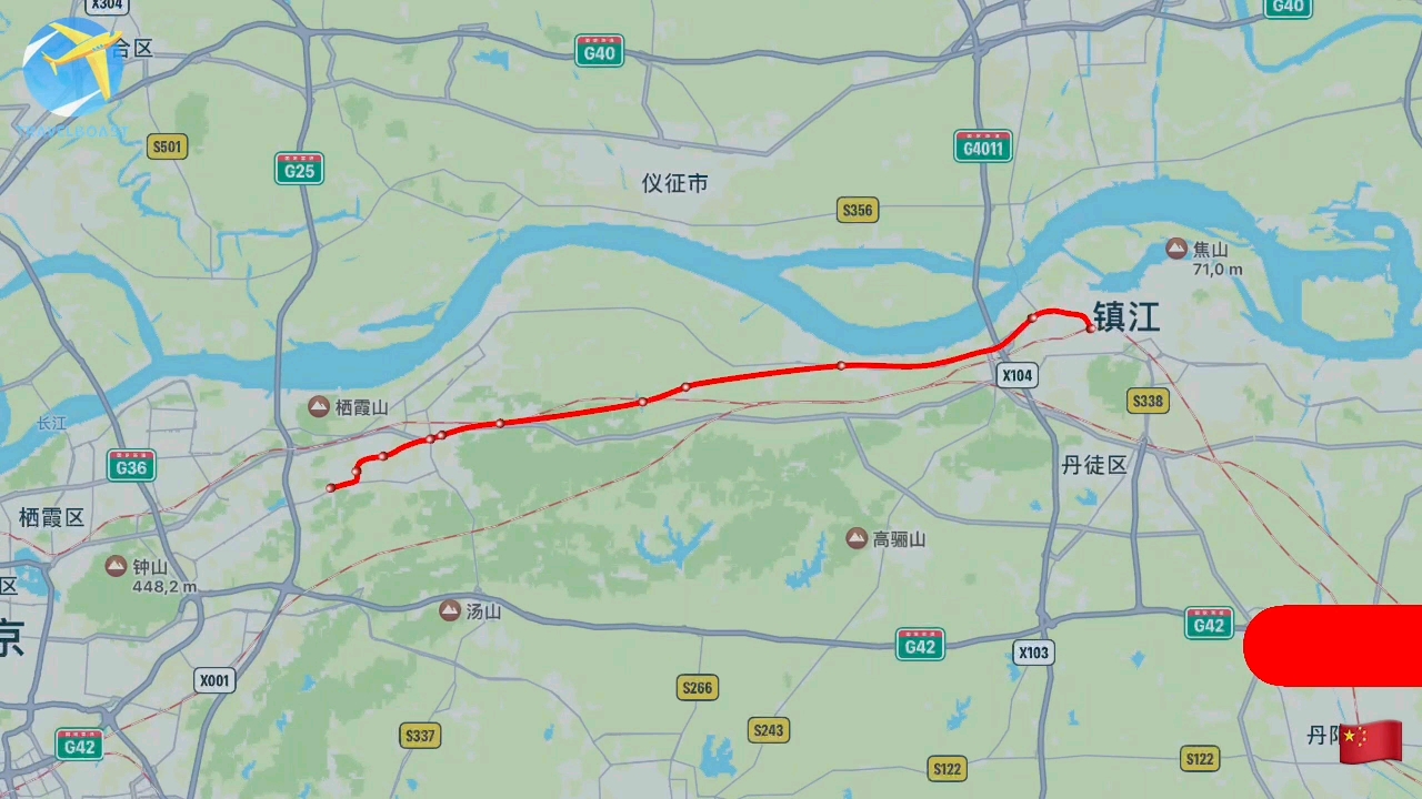 南京地铁S19号线(经天路→镇江站)虚拟POV