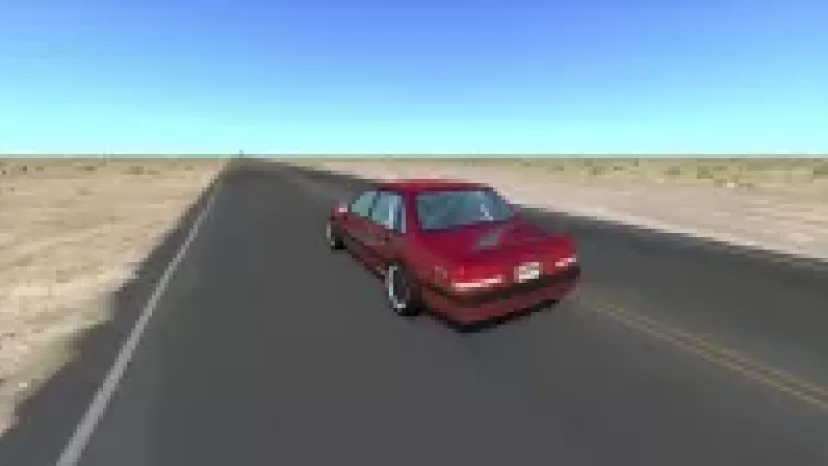 Beamng Drive车祸模拟:汽车高速撞击