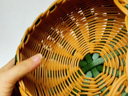 简单收纳筐,手工藤编教程