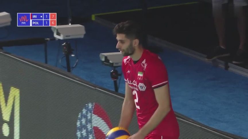 世界男排联赛总决赛:第二比赛日五佳球