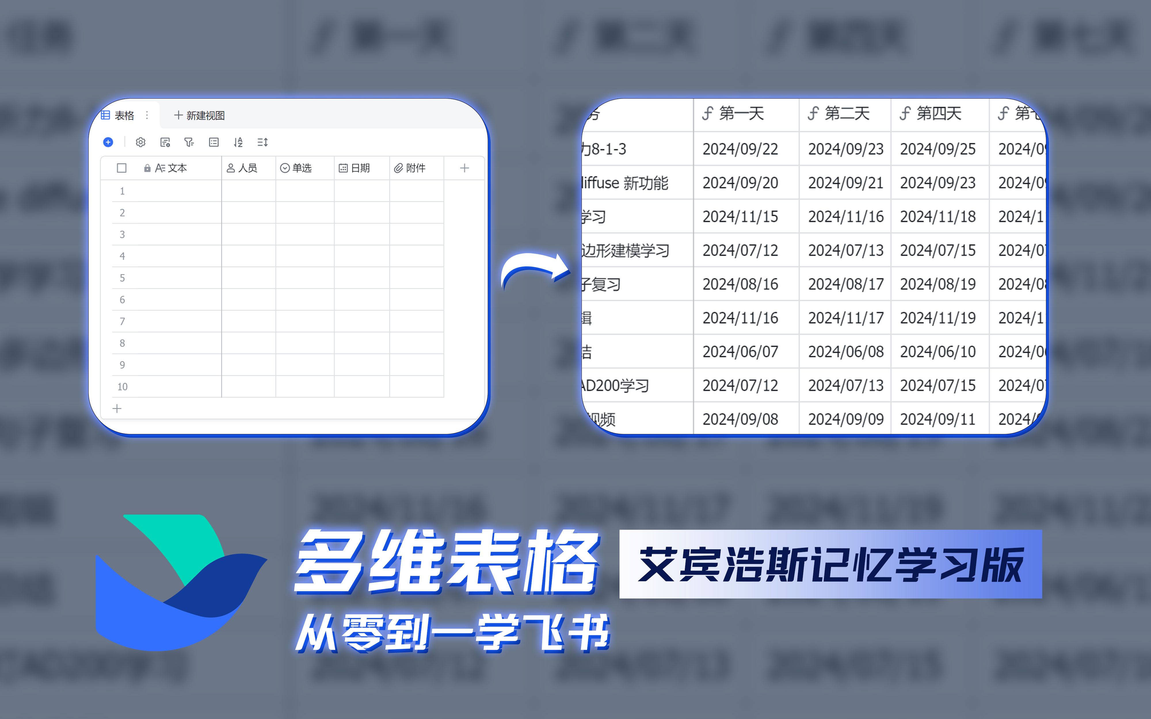 从零到一学飞书(艾宾浩斯记忆学习版)