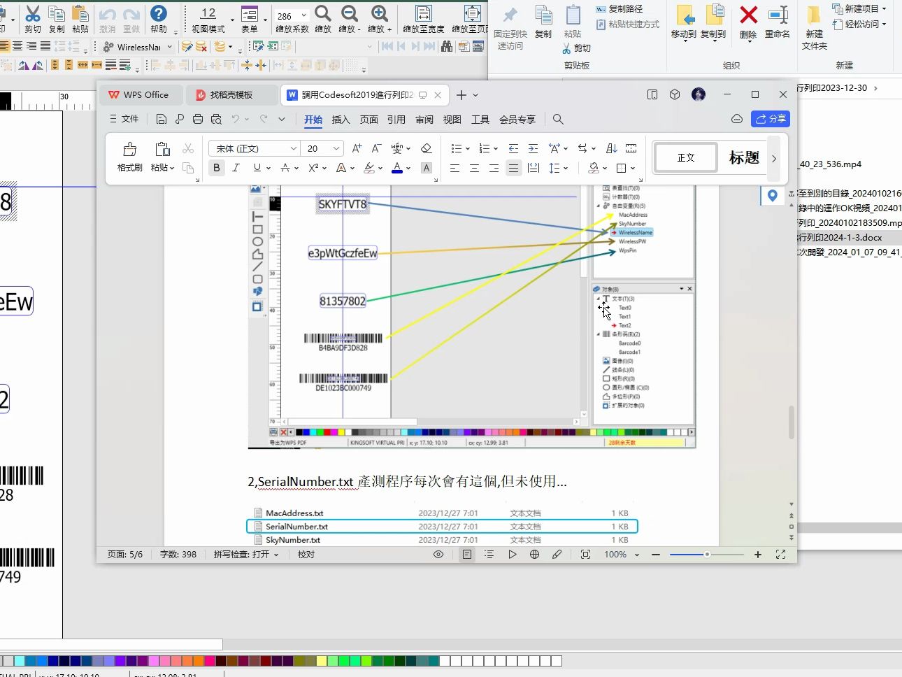 CodeSoft2019二次開發列印2024-1-7
