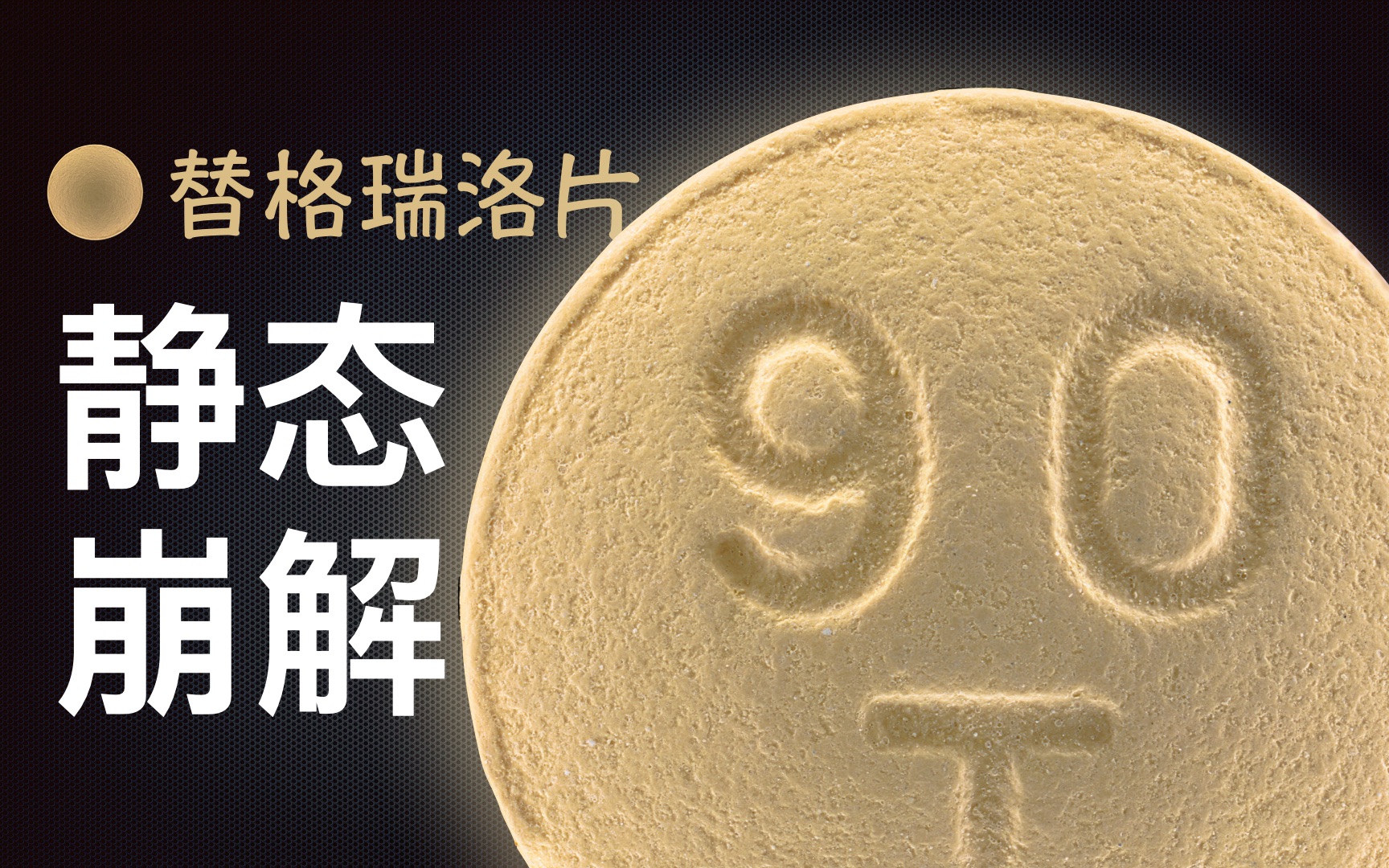 替格瑞洛片静态崩解
