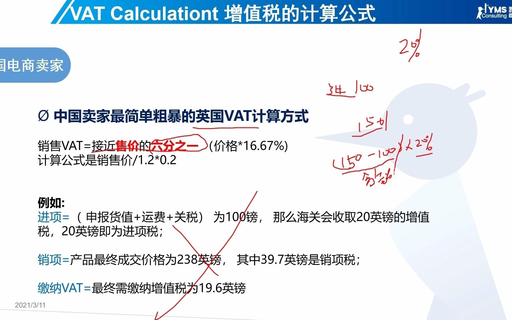 4.增值税的计算公式
