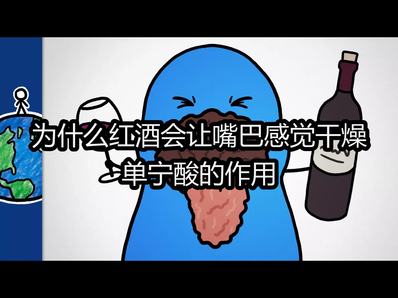 【中配】为什么红酒会让嘴巴感觉干燥:单宁酸的作用 - MinuteEarth
