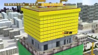 建筑顶升模架动画 智能液压顶升模架 原理动画展示 BIM建筑动画 建筑...