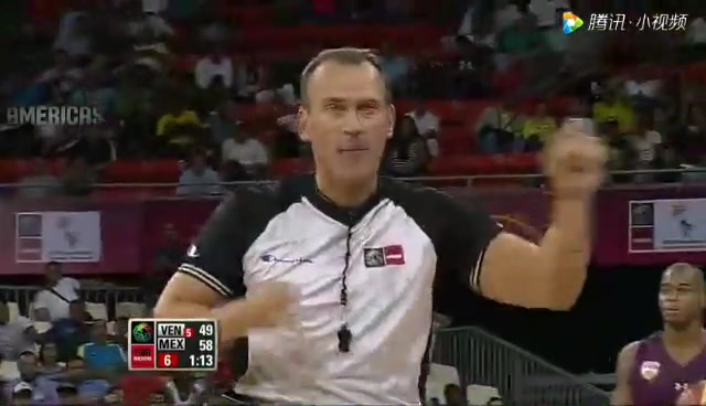 裁判员向记录台报犯规的手势