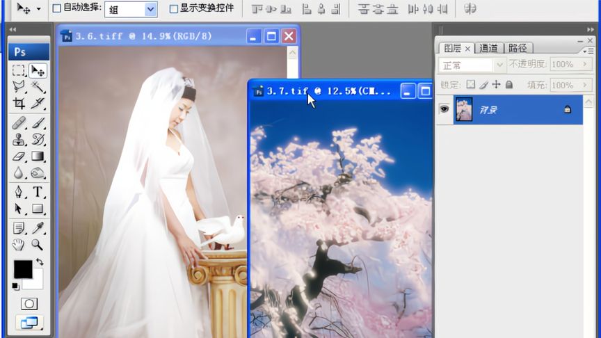 Ps第四十九讲 为婚纱照片置换背景