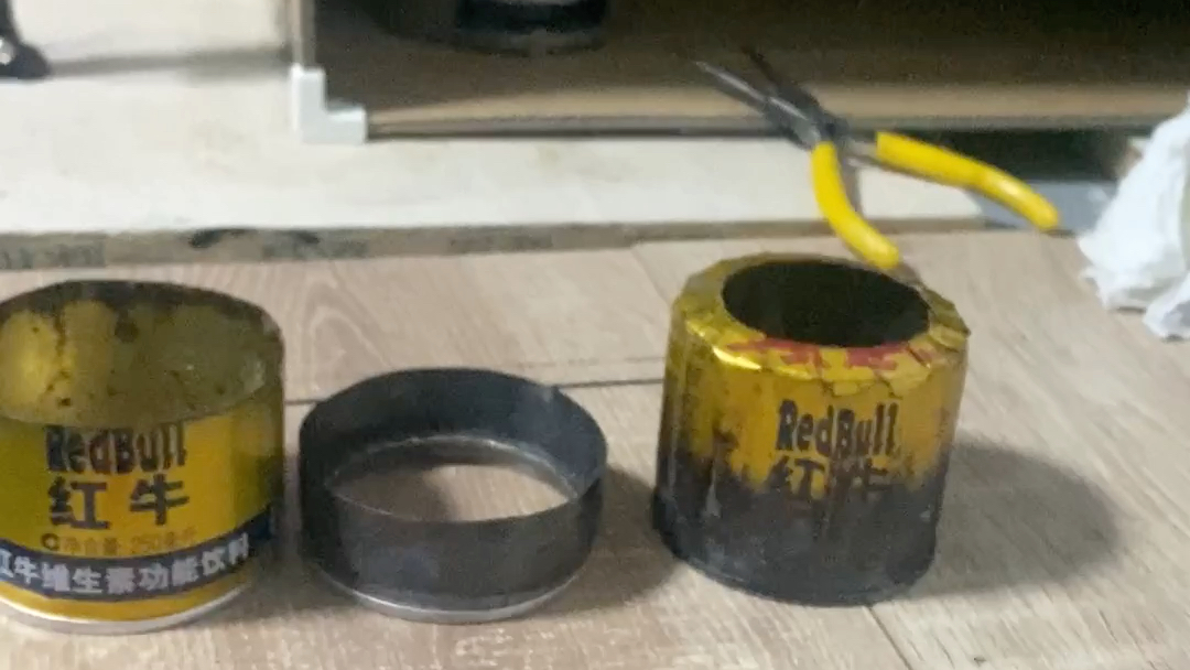 diy红牛罐酒精炉猛火酒精炉简易制作流程