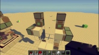 我的世界Minecraft2X2红石隐藏门