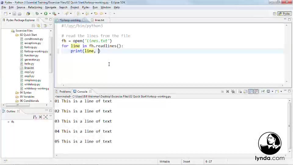Python3英文视频教材 全87讲 附资料 视频教程
