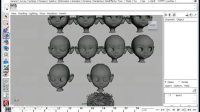 水晶石技法Maya 2008 模型制作 角色的表情与口型 Part 7 Of 7 镜像表情