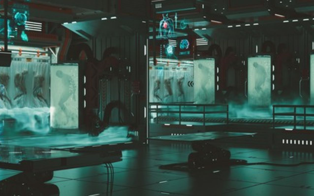 【中文字幕】逼真科幻生物实验室场景完整实例制作视频教程