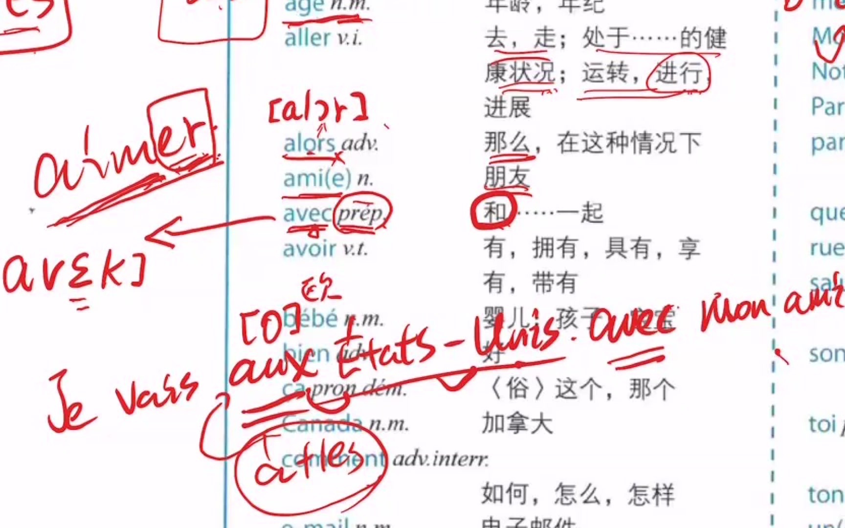 1034.【A1】介词Avec基础用法入门 + 主有形容词 Votre 精讲【法语...