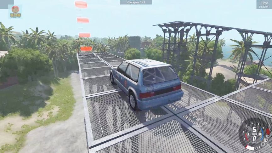 拟真车祸模拟器:赛车高空飞越挑战究竟有多恐怖,落地就报废