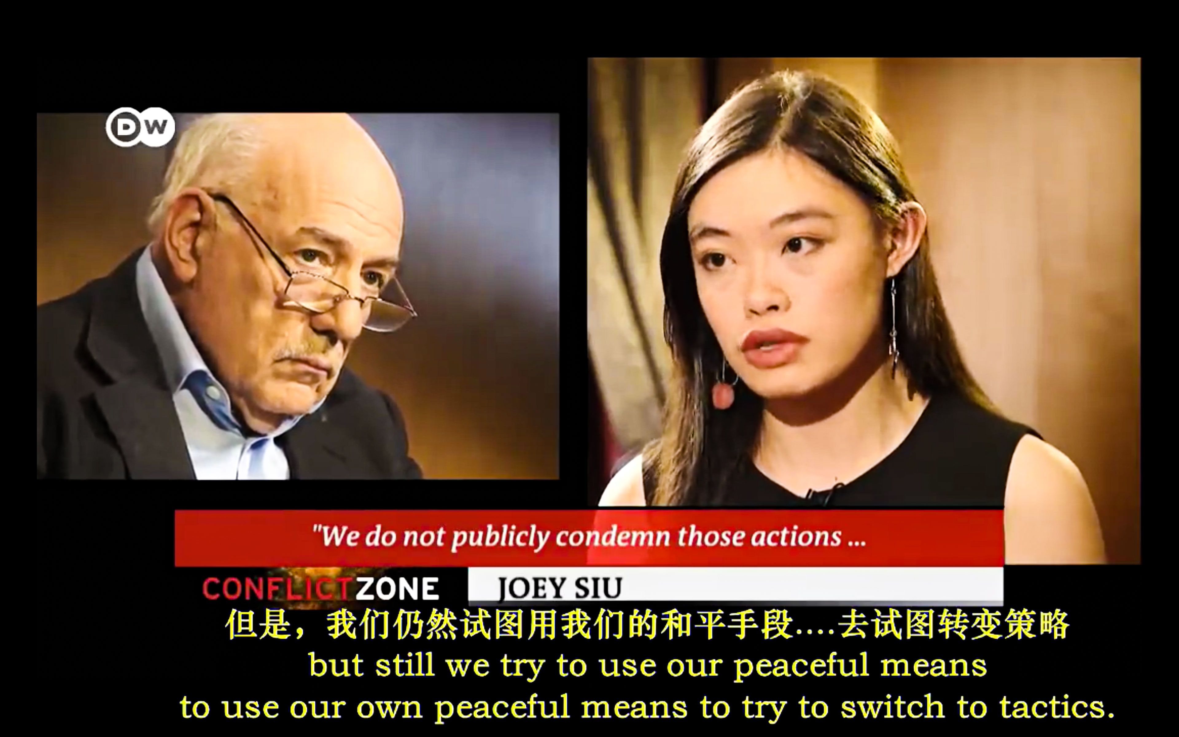 逻辑花式吊打!德国之声记者采访乱港分子【完整视频+字幕】