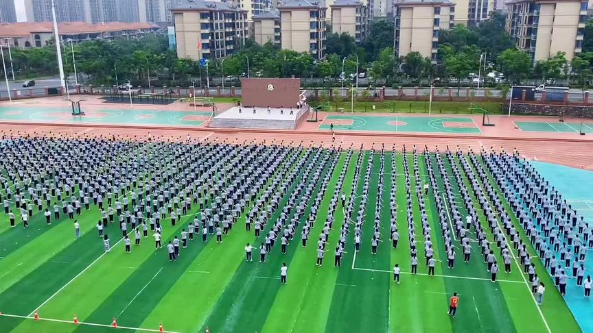 我们初一年级的课间舞蹈#时代感舞蹈