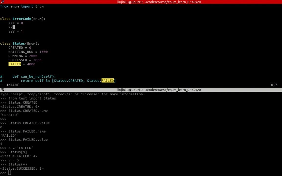 python基础之enum(part-1)