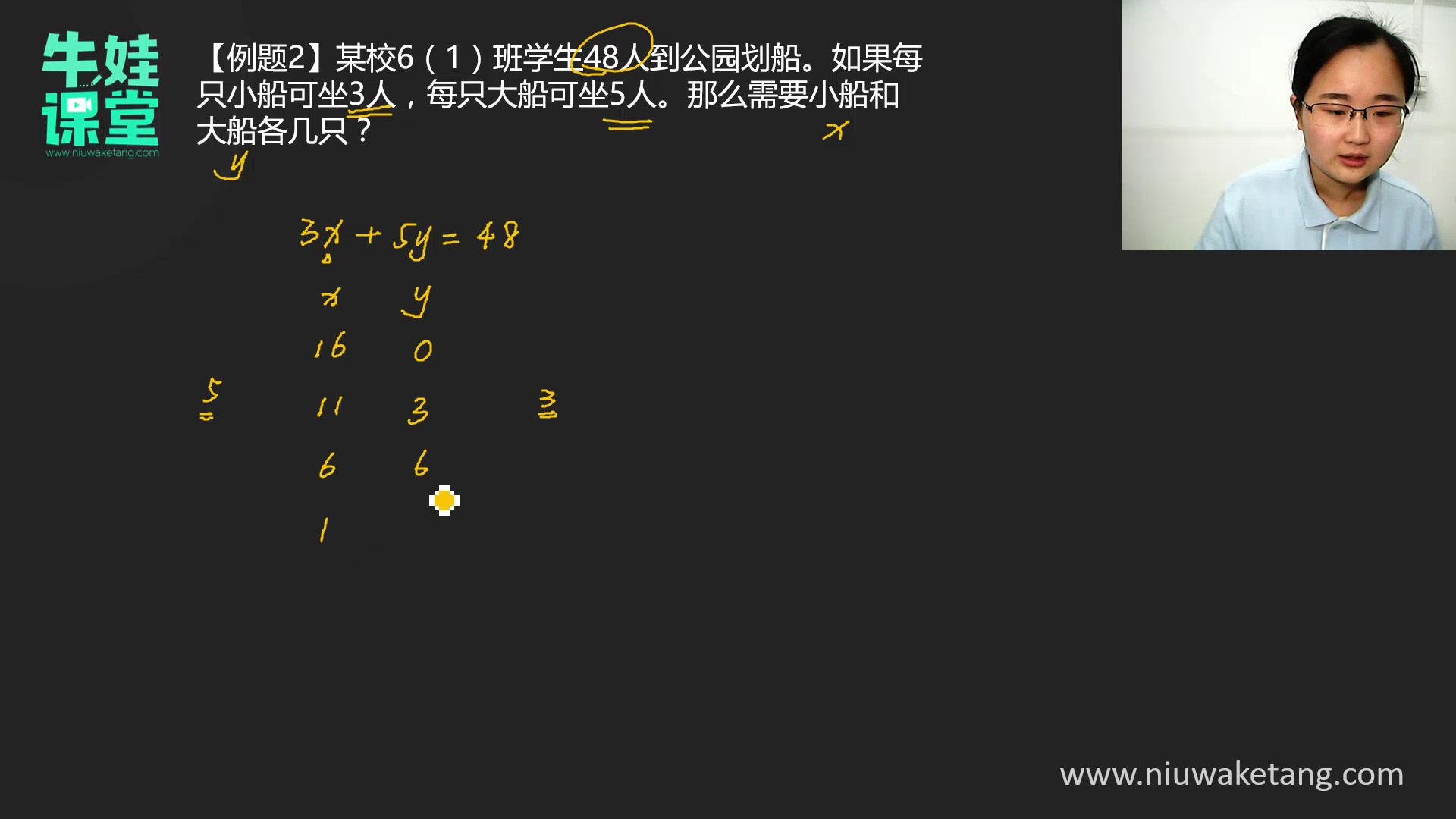 小学数学四年级数学解方程应用题不定方程