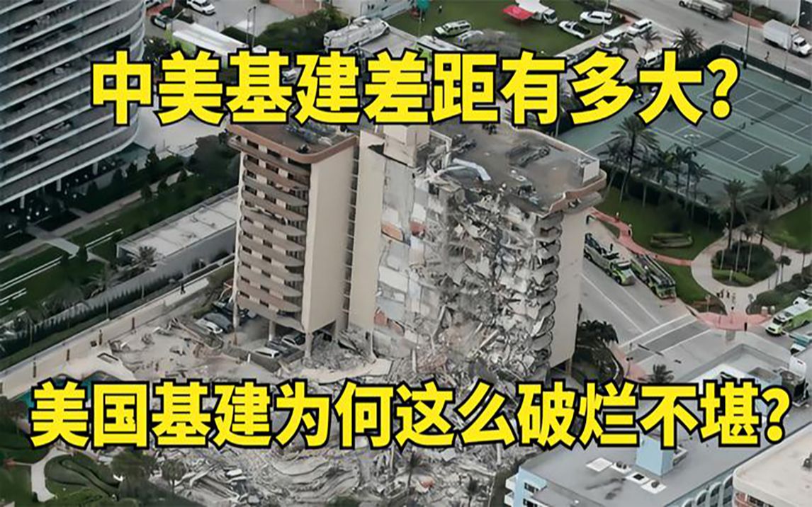 美国基建为何如此破烂不堪?中美之间的差距有多大?