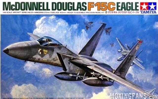 【HDHOBBY】田宫 1/48 61029 F-15C 'Eagle' Fighter Jet 模型制作教程