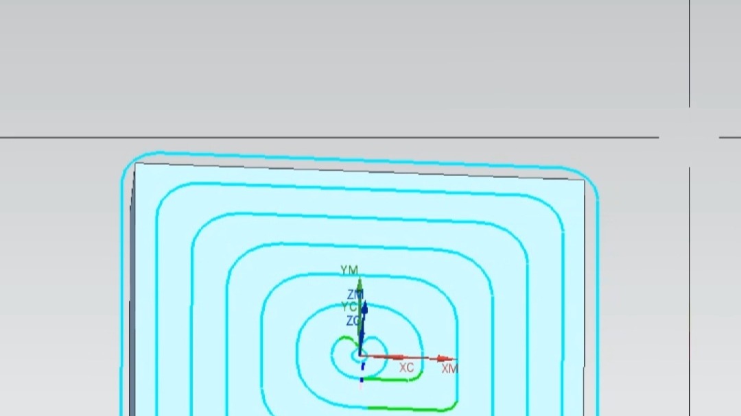 UG编程-平面螺旋刀路设置