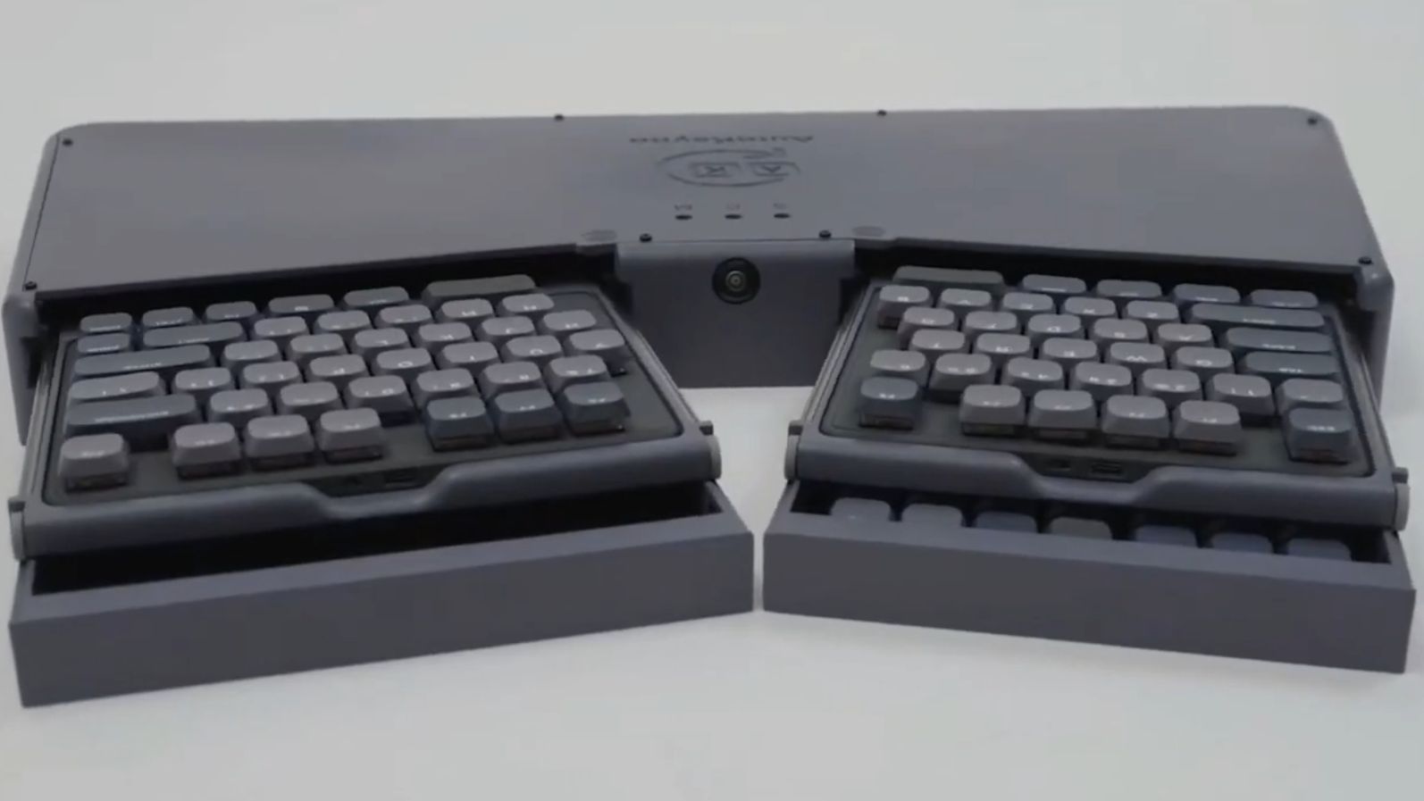 三合一智能键盘,手势识别加语音控制,可自由切换键鼠功能