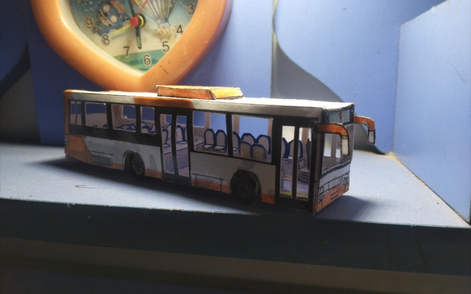广州公交纸模型,宇通芋头
