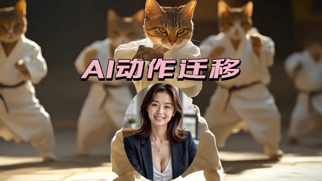AI角色动作控制!精准复制一个动作到ai角色,让ai视频内容可控,可制作...