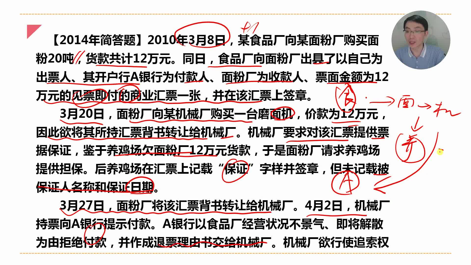 中级《经济法》每日一练120天,简答题专练见票即付的商业汇票