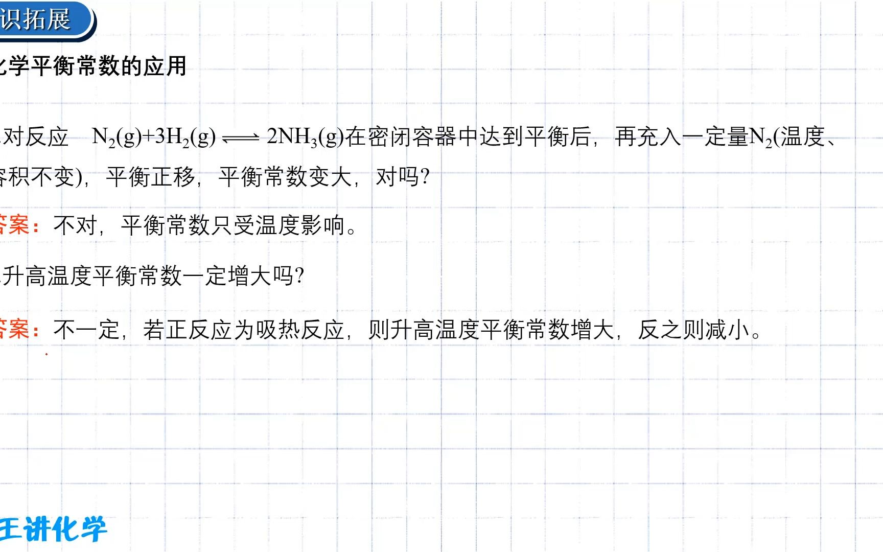 02 化学平衡常数应用实例二则