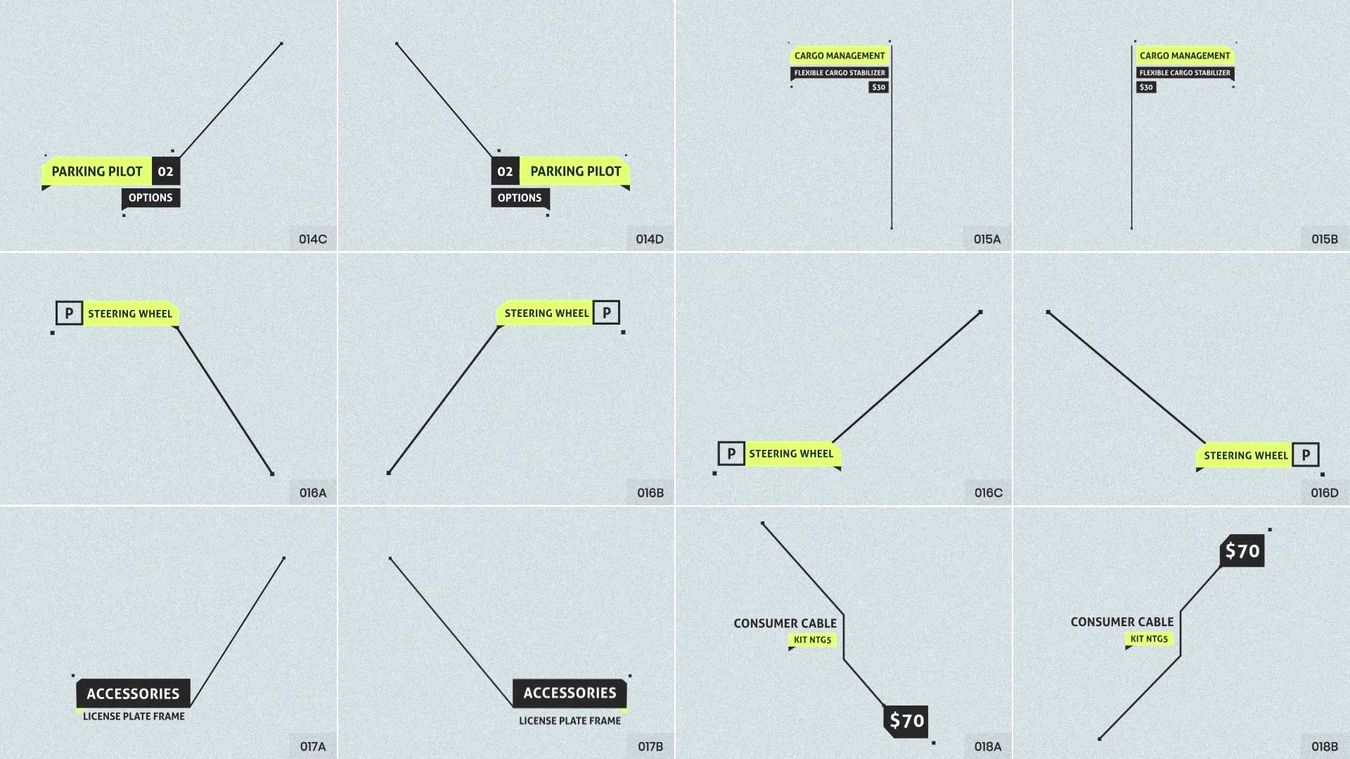PR脚本-200+社交字幕条文字标题排版标注图形背景动画